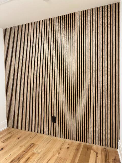 Acoustic Slat Wood Wall Panels - V.I.P Classic Moulding